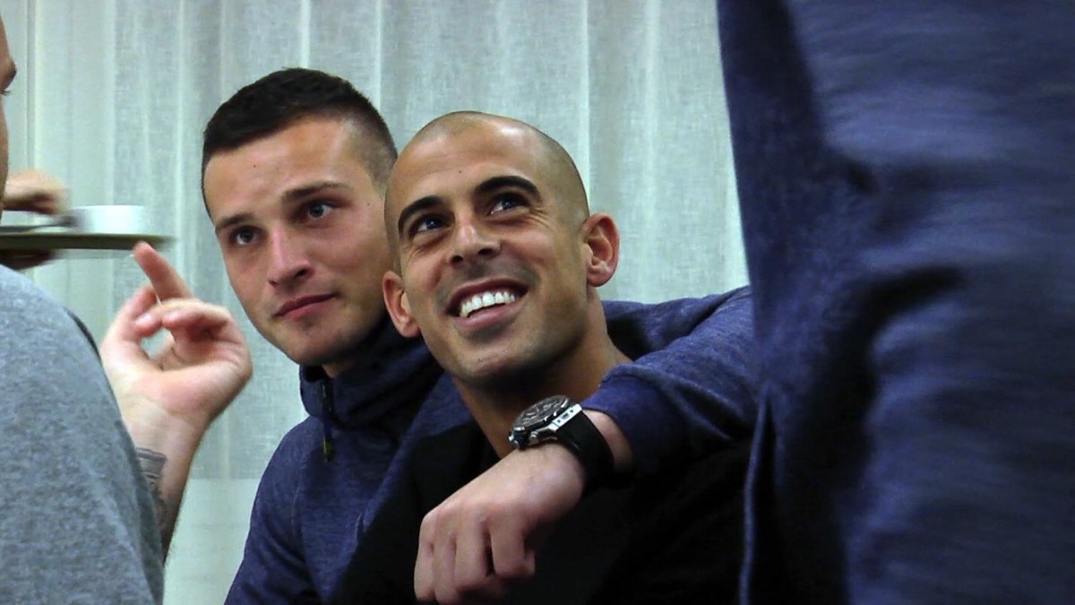 Ben Chaim meets his friends and former teammates ahead of Slavia Prague ...