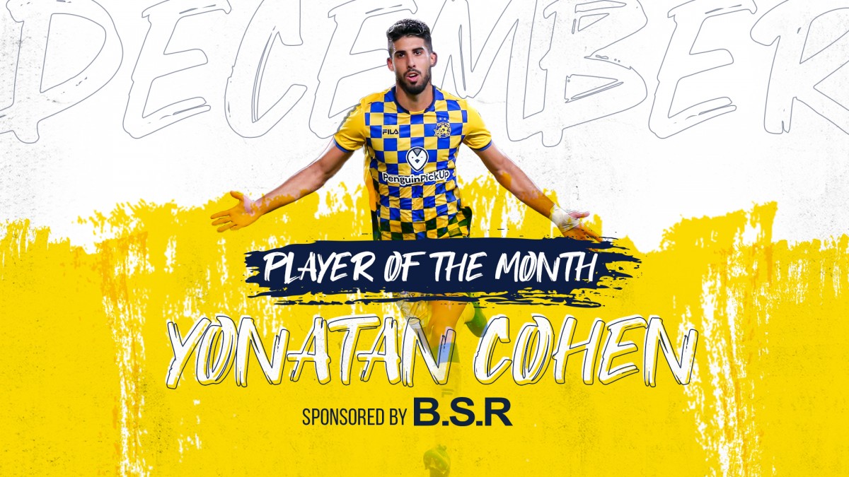Fans choose Yonatan Cohen as BSR Player of the Month - Maccabi Tel Aviv ...