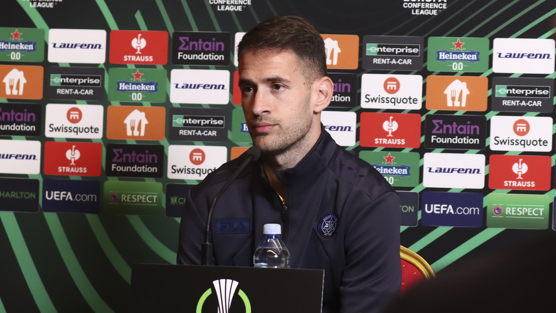 Watch: Saborit speaks before Olympiacos - Maccabi Tel Aviv Football Club