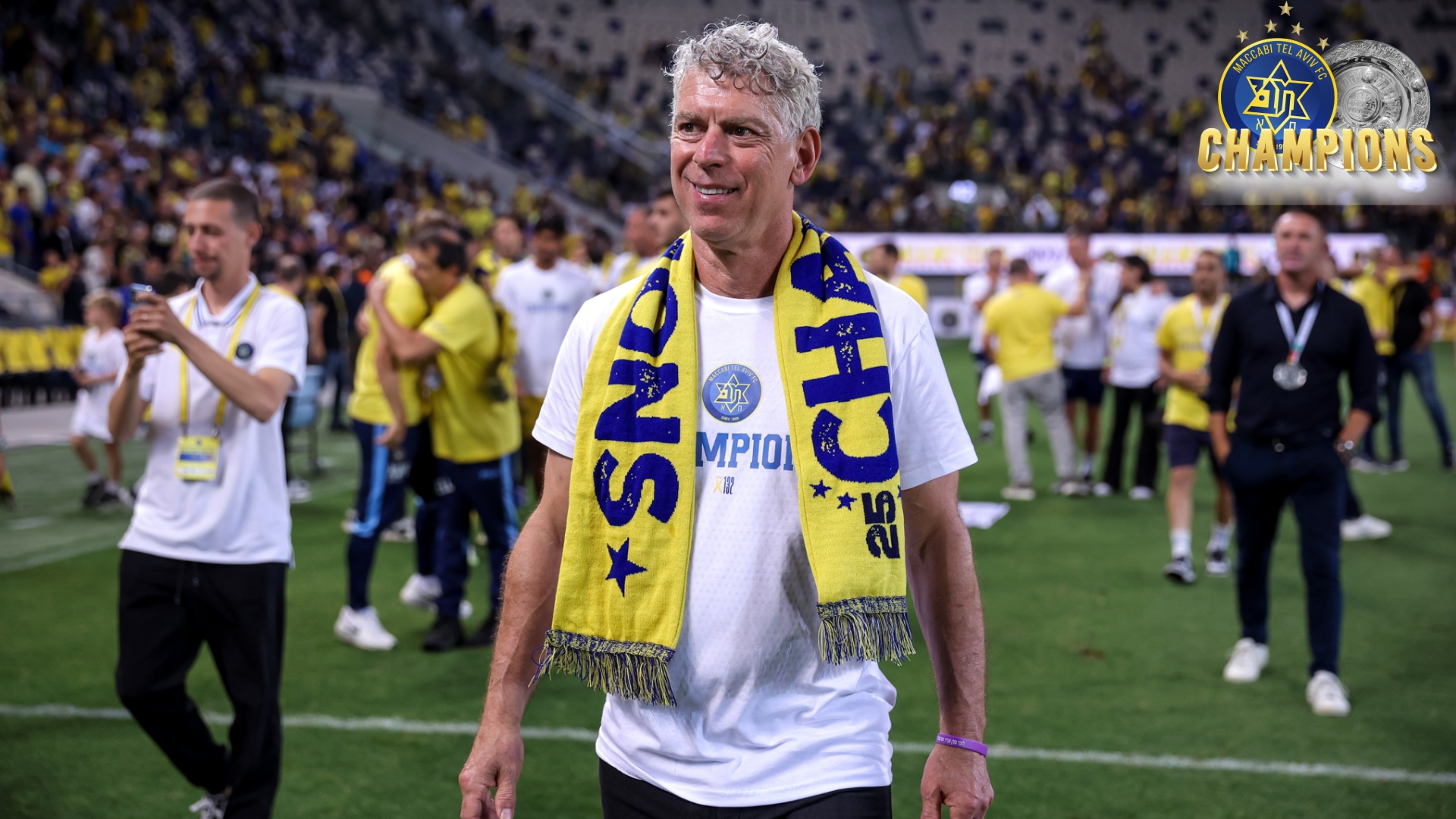 Watch: Goldhar spoke after winning the title - Maccabi Tel Aviv ...
