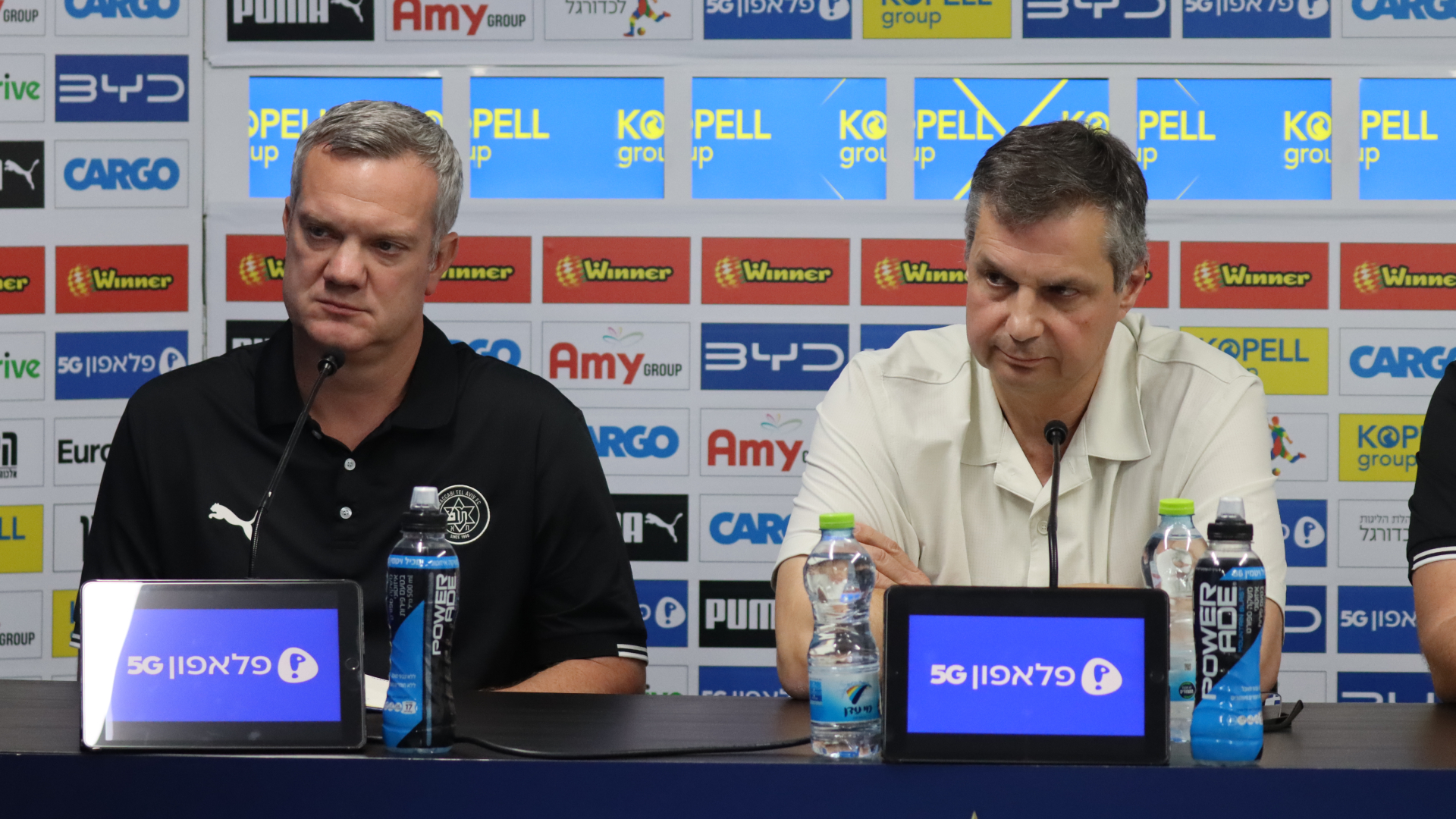 Press Conference with Jack Angelides and Ben Mansford - Maccabi Tel ...